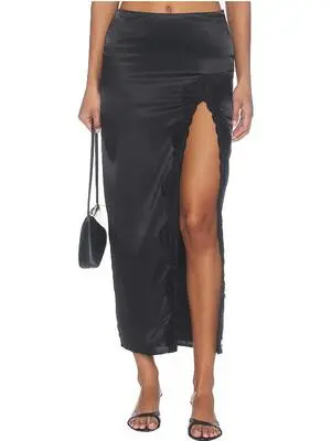 MORE TO COME Flyn Maxi Skirt - Black