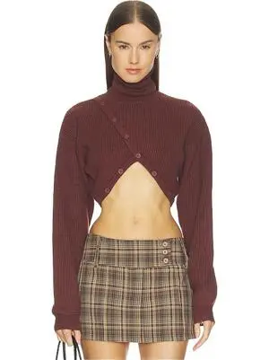 Superdown Zinnia Sweater Top - Brown