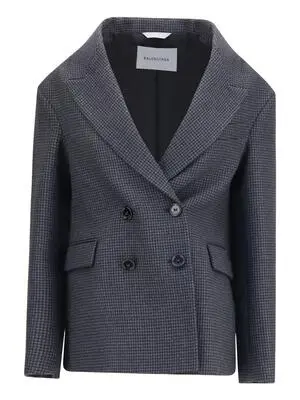 Balenciaga Double Breasted Blazer - Grey