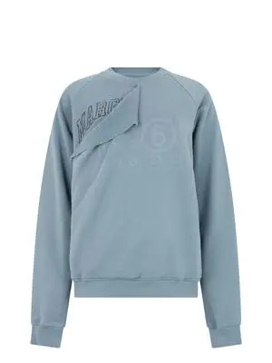 MAISON MARGIELA Signature Sweatshirt - Blue