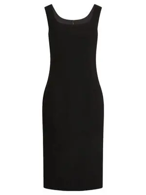 Dolce & Gabbana Dolce Gabbana Sleeveless Midi Dress - Black