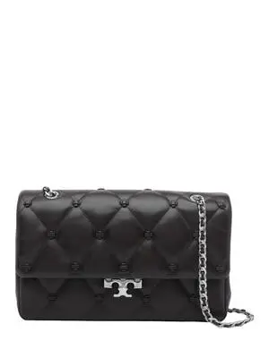 Tory Burch Bunny Knot Quilted Shoulder Bag - Brown