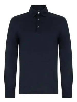Zegna Long-sleeve Polo Shirt - No