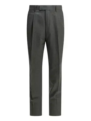 Zegna Casual Trousers With Belt Loops - Grey