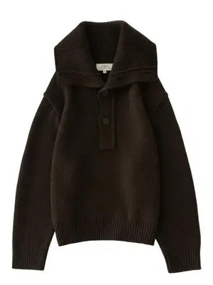 Studio Nicholson Long-sleeved Sweater - Black
