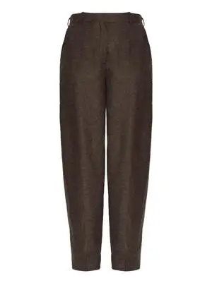 TOTEME High-waist Trousers - Brown