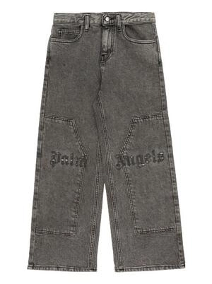 Palm Angels Belt-loop Jeans - Grey