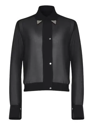 Pinko Semi-sheer Shirt - Black