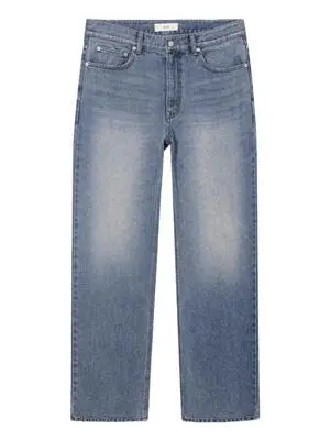 DUNST Loose Straight-leg Jeans - Light Blue