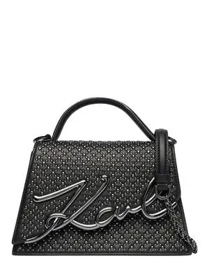 Karl Lagerfeld Flap Shoulder Bag - Black