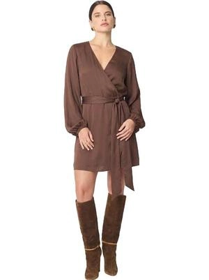 GILNER FARRAR Flora Dress - Brown