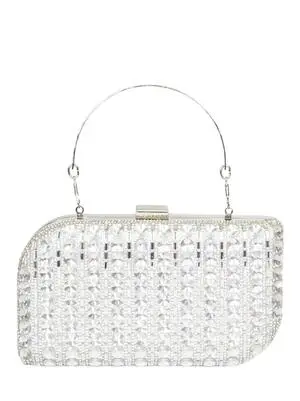 LAUREN LORRAINE Siam Clutch Silver