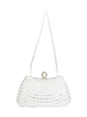 LAUREN LORRAINE Sasha Clutch Silver