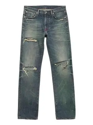 ACNE STUDIOS Re-edition Worn Jeans - 1996m Mid Waist Straight Leg