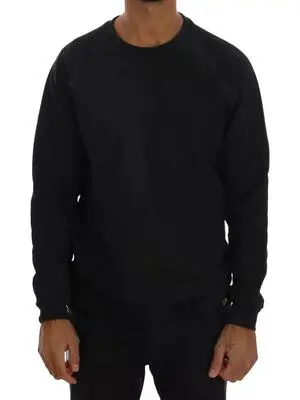 DANIELE ALESSANDRINI Raglan-sleeve Sweatshirt - Black