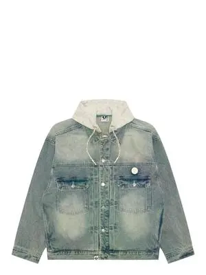 AAPE BY *A BATHING APE Aapenow Denim Jacket - Blue