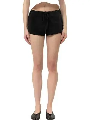 ENTIRE STUDIOS Drawstring Mini Shorts - Black