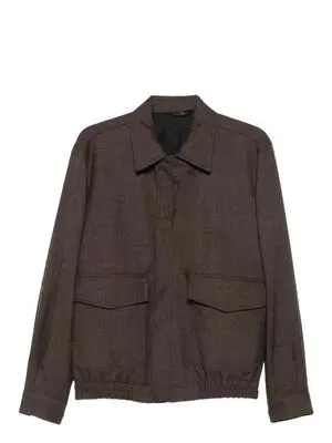 BRIGLIA 1949 Flap-pocket Elasticated-hem Jacket