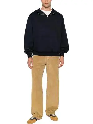 UMIT BENAN Quarter-zip Hoodie - Blue