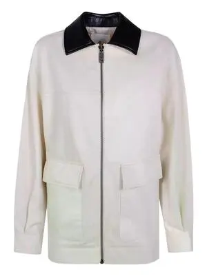 ANINE BING Holden Contrast-collar Jacket