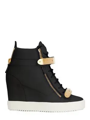 GIUSEPPE ZANOTTI Coby Wedge Sneakers Black