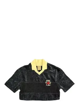 KITH Spencer Bonded Chenille V-neck T-shirt