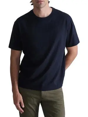 MAVI Cotton Slub T-shirt - Total Eclipse