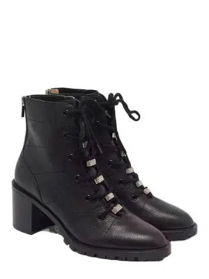 JIMMY CHOO Bren Quilted Block-heel Ankle Boots