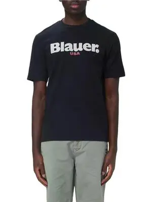 BLAUER. Ernst Logo-print T-shirt - Black