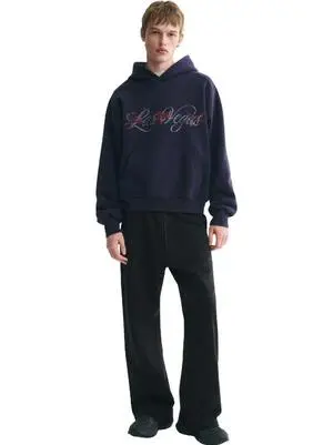 H&M Relaxed-fit Cotton Sweatpants - Black