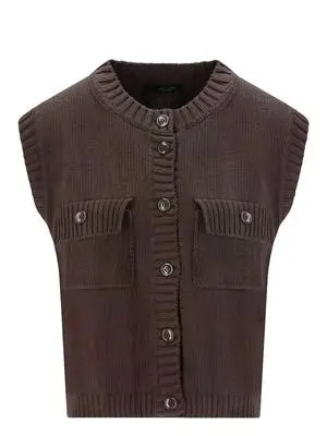 MAX MARA Caprara Button-up Gilet