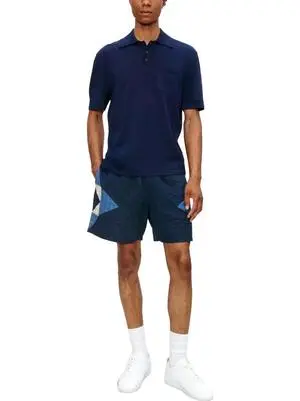 A.p.c. Colin Short-sleeve Polo Shirt Blue