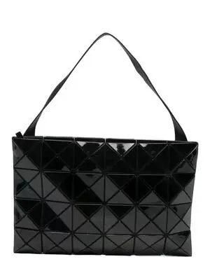 Issey Miyake Lucent Geometric-panel Shoulder Bag - Black