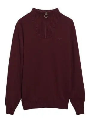 Barbour Quarter Zip Rib Knit Sweater - No