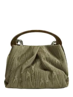 Dries Van Noten Magnetic-Clasp Mini Bag Green