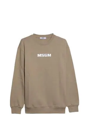 MSGM Long-sleeved Sweatshirt - Sabbia