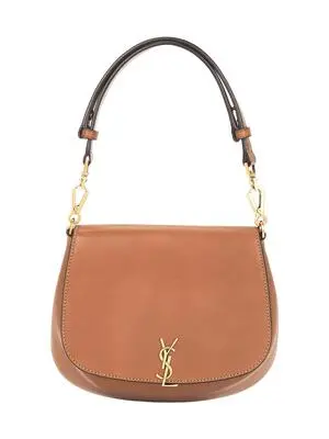 Saint Laurent Mini Top Handle Bag In Brown - Brick