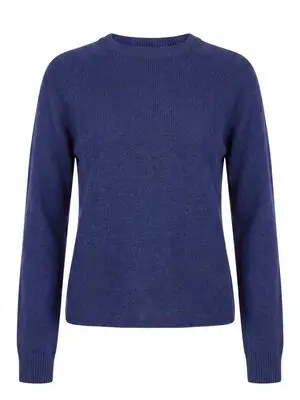 ANSE VICTORIN Elaine Silk Cashmere Pullover Dark - Blue