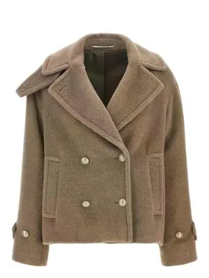 TAGLIATORE Sheila Double-breasted Peacoat
