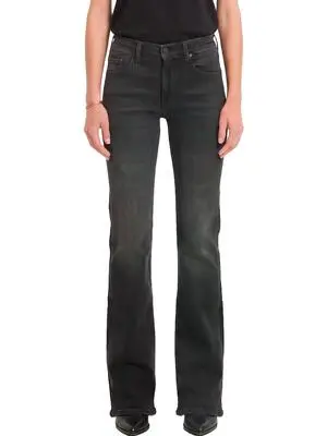 MOTHER The Jinx Heel Bootcut Jeans - Black