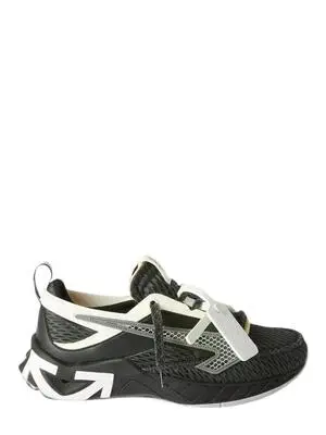 Off-White Panelled Lace-up Sneakers - Black