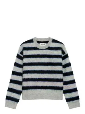 Zadig&Voltaire Markuz Jumper 100% Cashmere - Grey