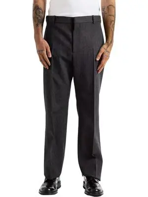 Balenciaga Pressed-crease Tailored Trousers - Grey