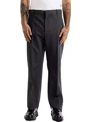 Balenciaga Pressed-crease Tailored Trousers - Grey