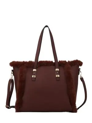 MKF COLLECTION BY MIA K. Liza Tote Bag - Brown