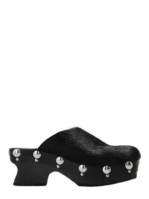 DR. SCHOLL'S SHOES Pescura Koa Studded Mules - Black