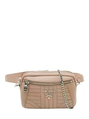 PRADA Diagramme Chain Belt Bag