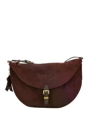 LIU JO Logo-debossed Buckled Shoulder Bag