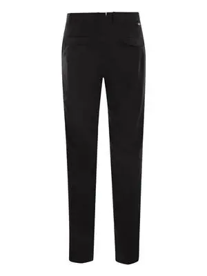 PT TORINO Master Gabardine Trousers - Black