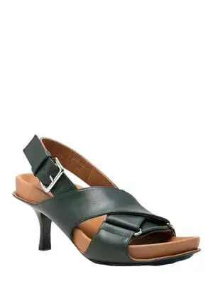 MARNI Buckle-fastening Crossover Sandals